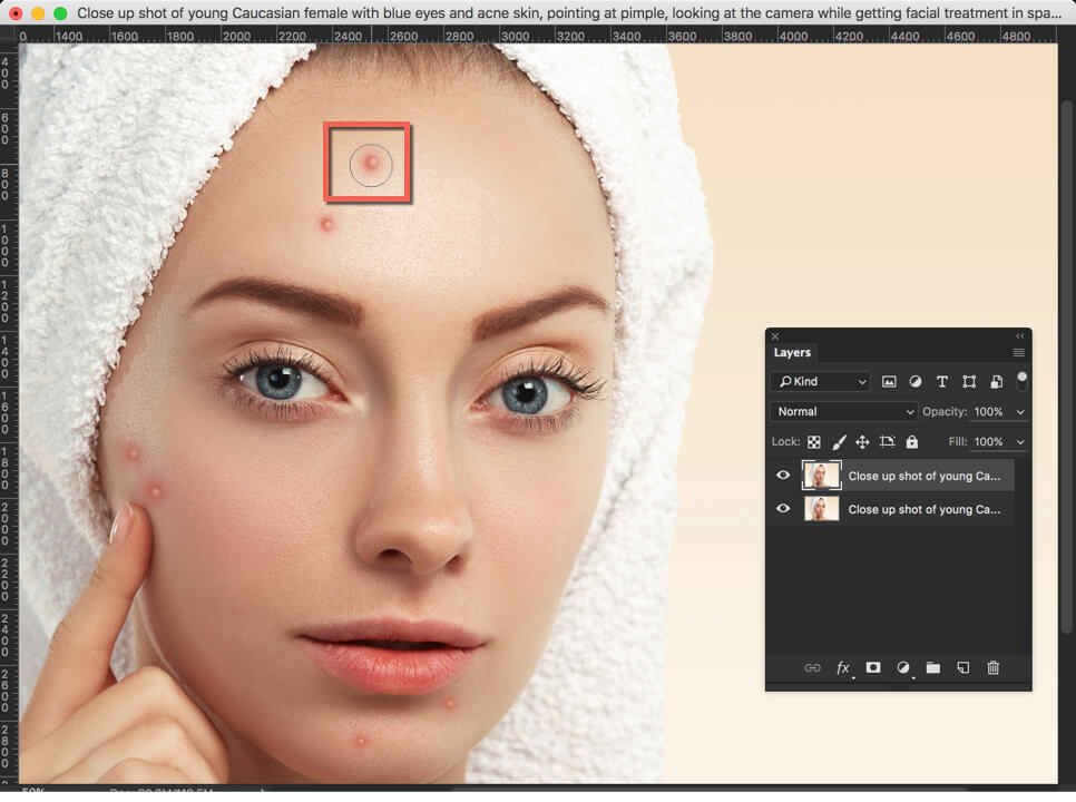 Day 14 Spot Healing Brush Tool In Photoshop TrickyPhotoshop