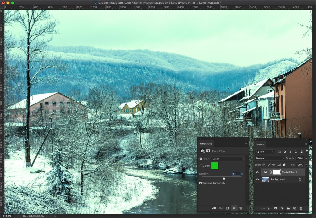 [Action Included] Create Instagram Aden Filter in Photoshop ...