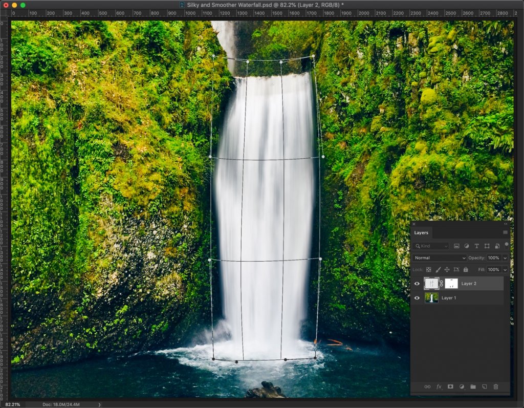 Create a Silky and Smooth Waterfall in Photoshop - TrickyPhotoshop