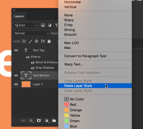 Quick Tip Copy Layer Styles In Photoshop TrickyPhotoshop