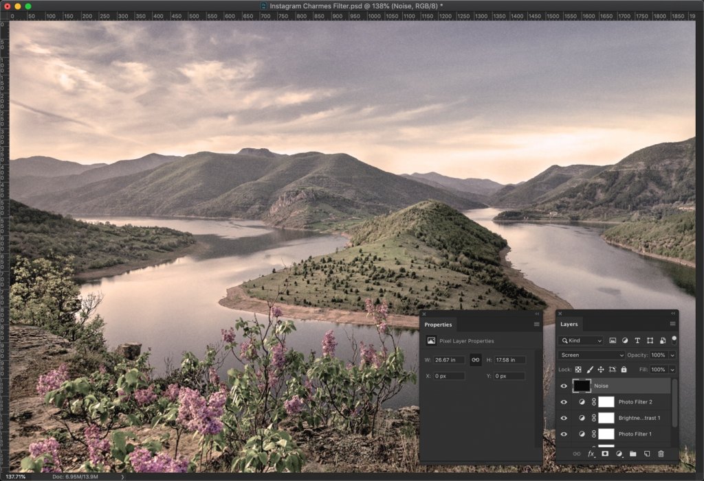 Create Instagram Charmes Filter in Photoshop [Action Included]
