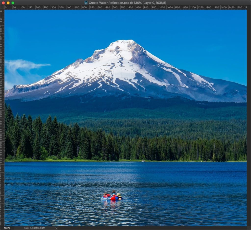 Create a Water Reflection in Photoshop - TrickyPhotoshop