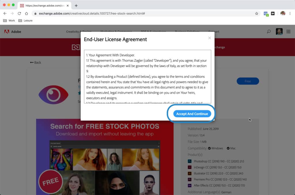 How to install an extension in Photoshop macOS - TrickyPhotoshop
